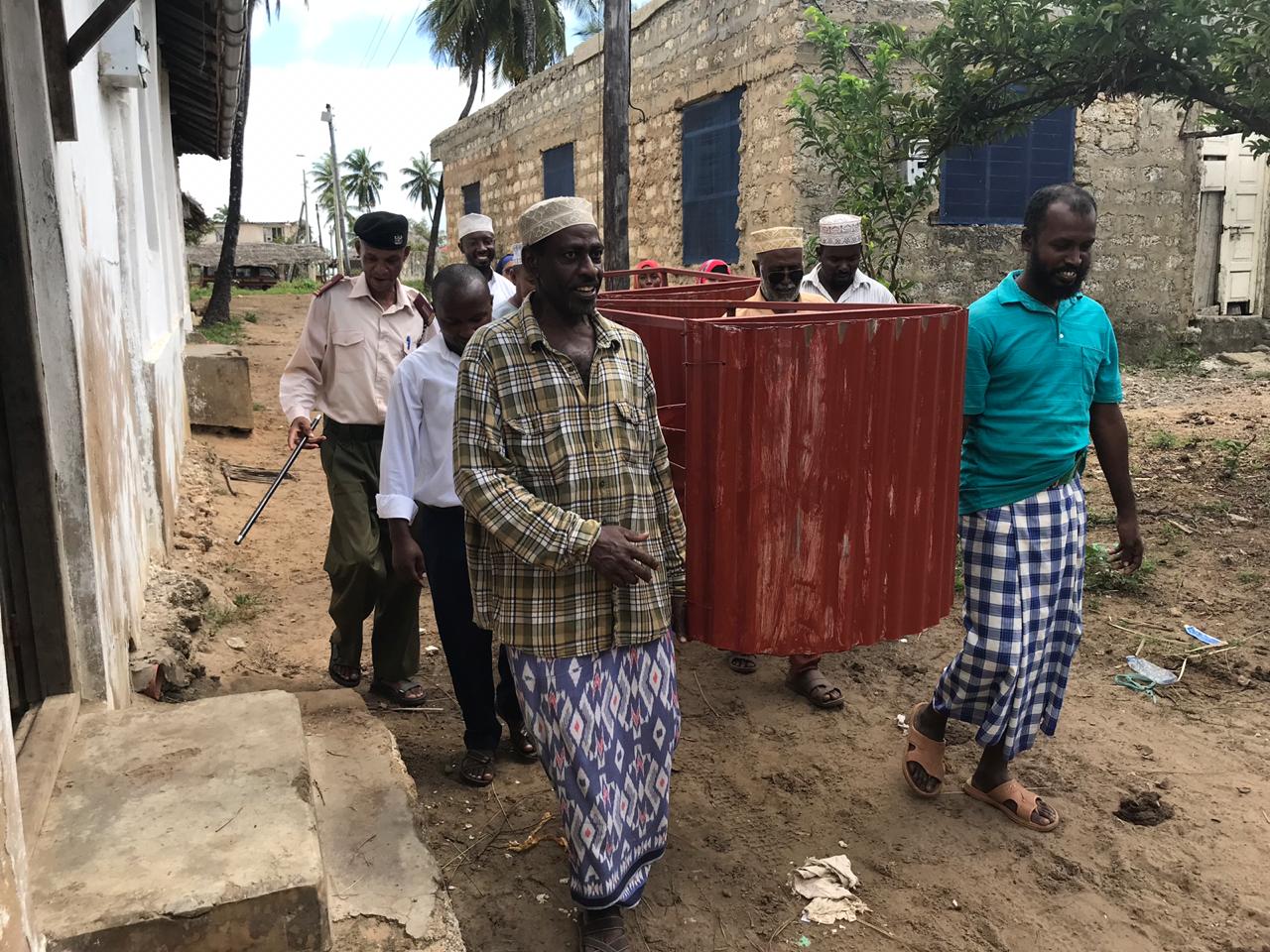 Donation of Dustbins for a Clean Environment - Ikhlas Foundation